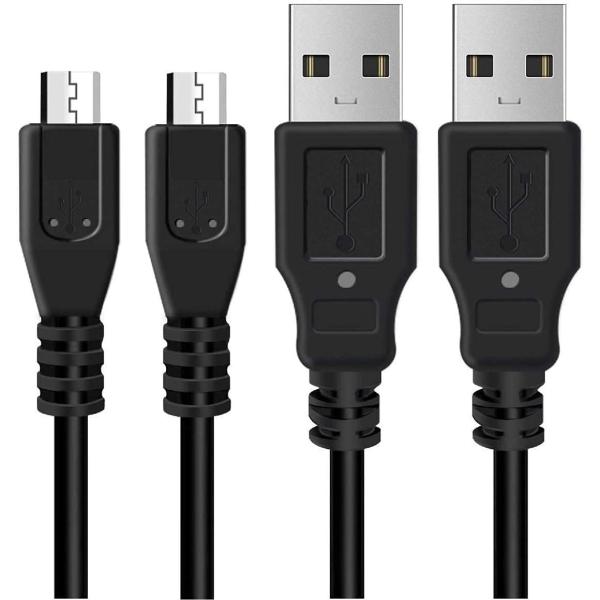 PS4、PS4 Slim、PS4 Pro、Xboxなど充電用ケーブルです。5V/2.4Aの急速充電、最大480Mbpsの高速データを転送できます。ゲーム機を接続すると、電池切れを気にせず安心して楽しめます。2本 長さ:3mご購入日から12か...