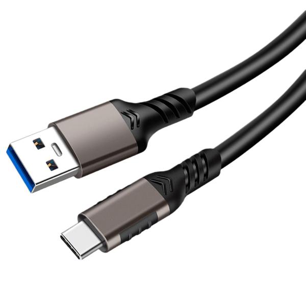 【10Gbps高速データ転送】USB3.1 to type c ケーブル USB3.1規格準拠、最大10Gbpsのデータ転送速度をサポートしています。USB3.0より2倍速さを向上します。数秒以内にHD映画を転送することができます。【60W...