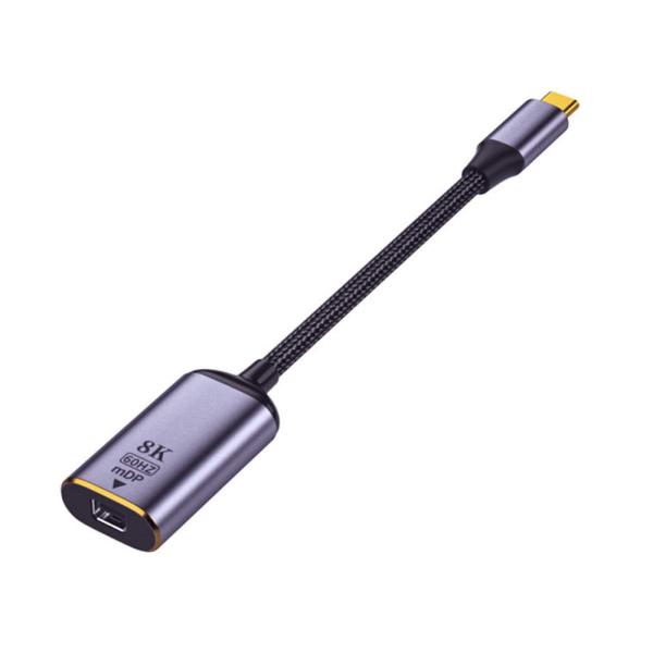 USB4USB-CType-CソースからMINI-DisplayportDPメスケーブルディスプレイ8K60HZUHD4Kモニターディスプレイこれは8KUSB4USB-CType-CからMINI-DPへのケーブルです。MINI-DPからus...