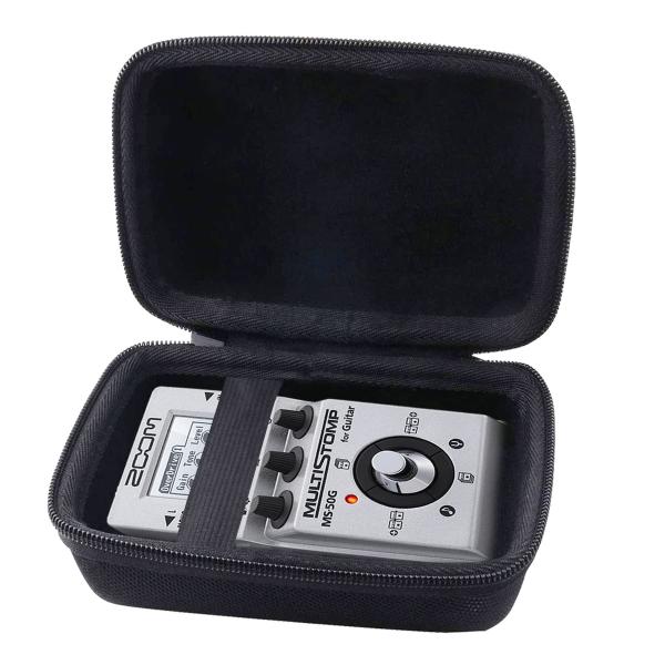 WAIYUJP収納ケース互換の ZOOM MS-50G＋/MS-50G/ MS-60B/ MS-70CDR ズーム マルチストンプ MULTI STOMP Guitar Pedal 保護 キャリング 収納ケース材質：耐久性のある高級ハードE...