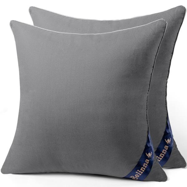 【ボリューム感満喫】ホテル枕の補充材によく使われる中空綿を贅沢に詰め込みましたので、他にはないボリューム感を満喫できます。長期間使用しても型崩れが起きにくいです。ヌードクッションはより長く高品質な状態を保つため、クッションに丁寧なパイピング...