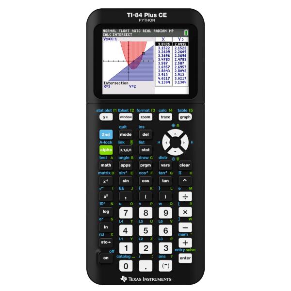 Texas Instrument 84PLCETBL TI-84Plus C Silver Edition Programmable Color Graphing Calculator