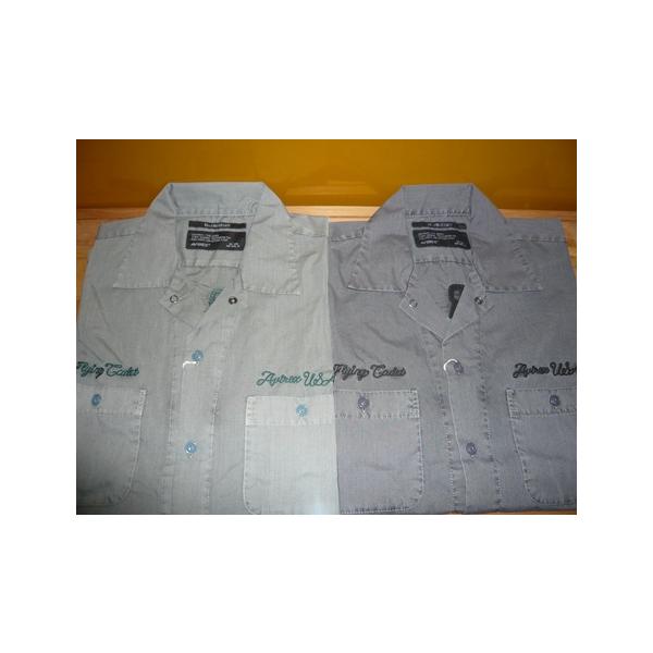 【発売日：2025年05月01日】メーカー希望小売価格　　￥13,800＋税　　本体　　ポリエステル 65%　コットン 35%（刺しゅう糸）レーヨン 100%　　ベトナム製AVIREXの半袖ワークシャツ。空軍士官学校のイメージを立体的なチェ...