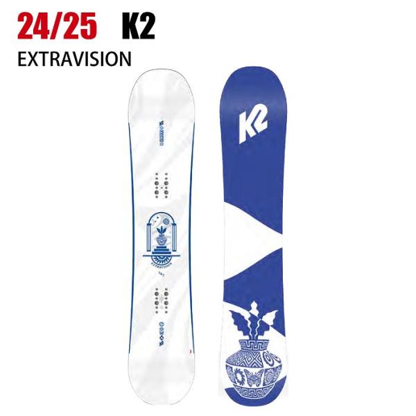 [商品名] 2024/2025 K2 EXTRAVISION[サイズ] 139/142/145/147/149/152/149WIDE/152WIDE/155WIDE[カテゴリ] オールラウンド/フリースタイル/カービング/フリーライド