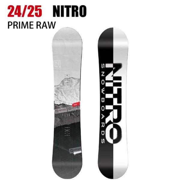 [商品名] 2024/2025 NITRO PRIME RAW[サイズ] 149/152/155/158/162/156W/159W/163W/165W[カテゴリ] フリースタイル/グラトリ/ラントリ/パーク通常の成長曲線はこのPRIMEシ...