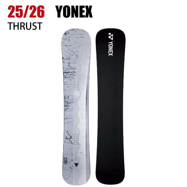 [商品名] 2025/2026 YONEX THRUST[サイズ] 157/161/165/169[カテゴリ] オールラウンド/フリースタイル/カービング/フリーライドショートからロングカービングまでターンを自在にコントロール軽量スウィング...