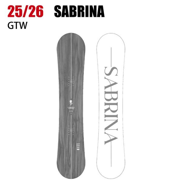 [商品名] 2025/2026 SABRINA GTW[サイズ] 138/141/143[カテゴリ] フリースタイル/グラトリ/ラントリ/パークSabrina GTライダーのフィードバックをもとに誕生した、グラウンドトリックを存分に楽しめる...