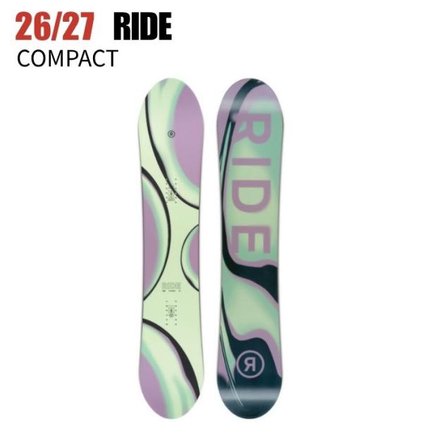 【発売日：2026年12月01日】[商品名] 2026/2027 RIDE COMPACT[サイズ] 138/142/146/150/154[カテゴリ] オールラウンド/パウダー/フリースタイル/カービング/パーク