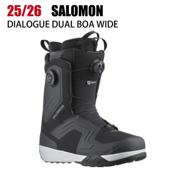 [商品名] 2025/2026 SALOMON DIALOGUE DUAL BOA　WIDE[サイズ] 25.0cm〜30.5cm[カテゴリ] ダブルBOA/フリースタイル/グラトリ/ラントリ/パーク正確なフィット感とプログレッシブフレック...