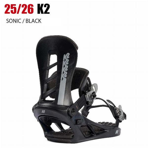 [商品名] K2 SONIC / BLACK[サイズ] M/L/XL[カテゴリ] フリースタイル/グラトリ/ラントリ/パーク楽しさと機能性を醸し出すバインディング。K2のSONICはこれからスキルを磨きたいというライダーに最適なツールです。...