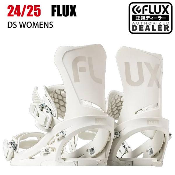 [商品名] 2024/2025 FLUX DS W[サイズ] XS/S/M[カテゴリ] フリースタイル/グラトリ/ラントリ/パーク全てをこの1台で。コンディションを選ばないオールマイティーモデル。力の伝えにくいトーサイドはボードへの伝達効率...