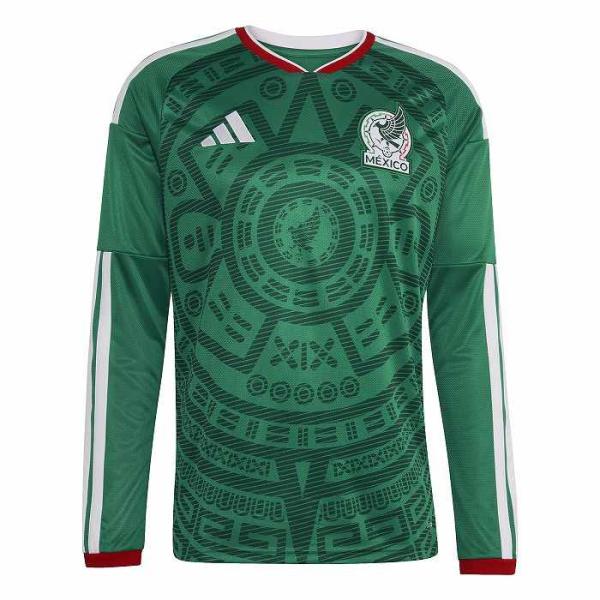 メキシコ 26 レプリカホームユニフォームでメキシコのサッカースピリットを称えよう。チームを象徴するグリーンのキットの一部であり、世界最大のサッカーイベント開催国の誇りを表す一着。adidasのクライマクールテクノロジーを採用し、通気性に優...