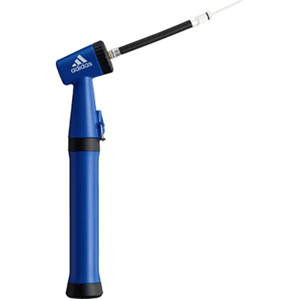 アディダスブランドのハンドポンプ。サッカーボールに空気を注入する際にご使用ください。サイズ：長さ約２１ｃｍ付属品：ホース付き原産国：中国■カラー：ブルー■素材：ＡＢＳ樹脂