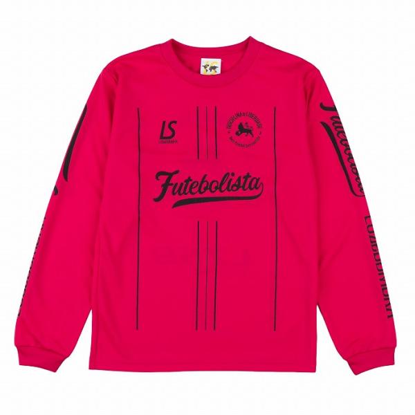 フットボールに必要な言葉を背負ったジュニア用ロングスリーププラシャツ。『DISCIPLINEeLIBERDADE』 -規律と自由-。『Belo futebol que conflito』 -美しいフットボール-。■本体：ポリエステル100%...