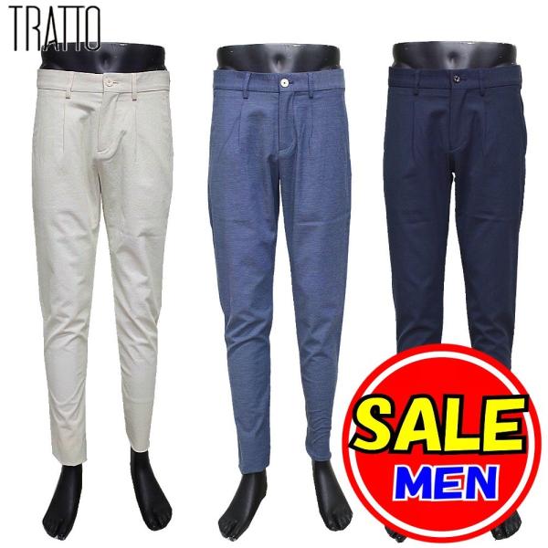 【TRATTO（トラット）】トラディショナルスタイルをベースにパンツに特化したブランドです。デザイン思想にゴルフのプレーは優先されるものの、日常着の延長線上にある洗練されたデザインが特徴的です。機能性とデザイン性の両方を併せ持つパンツは、大...