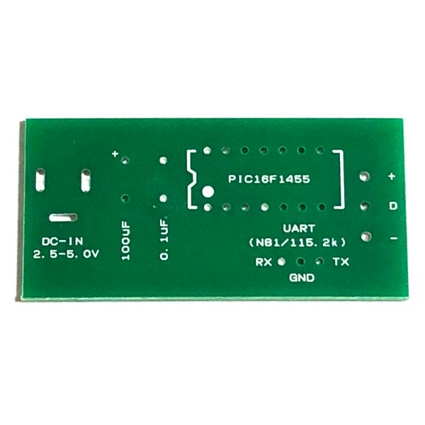 UART-WS2812Bコンバータの機能評価を行ったり、ICから信号線を引き出して使用しやすくするための補助基板です。組み立て完成済みもご用意しておりますが、ご自身で組み立てたり、カスタマイズしてお使いになられる方に最適です。※テープライト...