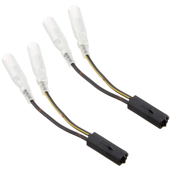 【商品概要】汎用タイプ : カワサキ/左右1セットセット内容 : 2極コネクター(黒色)×2ギボシ端子圧着済(CB104メス)市販の汎用ウインカーの端子を各社専用コネクターに変換することにより、スマート・容易に装着することが出来ます【商品説...