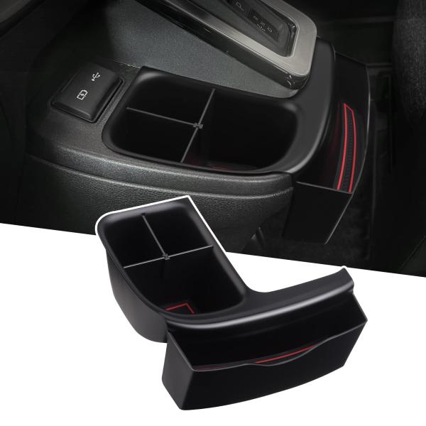 【商品概要】(1)【適応車種】：トヨタ 新型 シエンタ Sienta 3代目 10系 2022~。2.【商品内容】：本体ｘ1、仕切りパーツ*2、滑り止めラバーマットｘ2。ボックス本体と仕切りパーツ：高品質ABS樹脂製 (耐高温) 。ラバーマ...