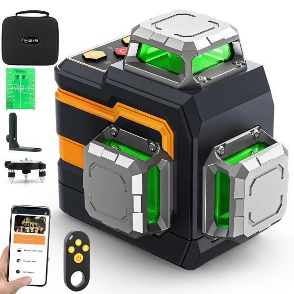 【商品概要】<br>スマホとリモコンで簡単操作：スマホアプリとリモコンの両方で遠隔操作が可能。Bluetooth接続でCIGMAN APPに接続すれば、離れた場所からレーザーの設定変更が可能。リモコンを使えばアプリなしでもワンタ...