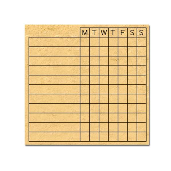 ハビットトラッカー　habit tracker　todo 手帳スタンプ　手帳・日記などに日記帳　ダイアリー