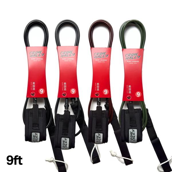 リーシュコード 9ft REGULAR DOUBLE SWIVEL ANKLE 足首用(TIED END STAND OUT LEASHES SURF LEASH BLACK )●彼が初期から作っているTIED END STAND OUTシ...