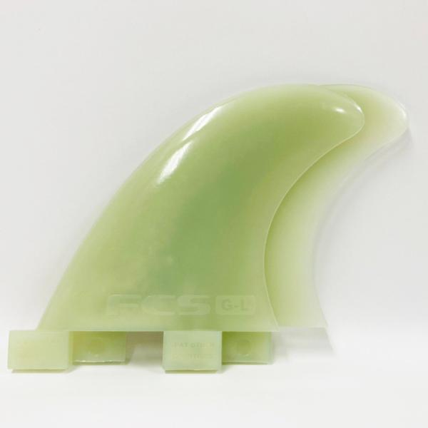 FCS GL GLASS FLEX SIDE BITES 2枚ロングボード　ミッドレングス用　サイドフィン●SIZE : Depth: 約91ｍｍ , Base: 約87mm ,  Foil: Flat●内容 : 2枚セット●素材 : Gl...