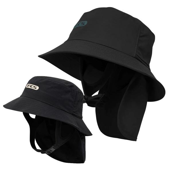 FCS SURFHAT ESSENTIAL SURF BUCKET HAT  NEW SEASON DESIGNサーフィン、SUP、マリンスポーツで日差しから目や頭皮を保護する便利アイテム！強烈な日差しから身を守るためのバケットサーフハット...