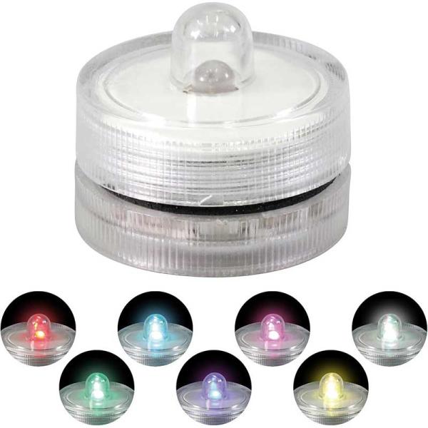 力強い光で色が変化する小型ライト！点灯時間 約5時間 ※付属のテスト電池を使用した場合 【セット内容】■商品サイズ：φ29×25mm■材質：PVC■メーカー：アーテック(artec)検索ワード：おもちゃ、ホビー、工作、図工、実験、自由研究