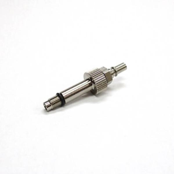 4mmカプラ（ソケット）をお持ちの方はこちらだけで増設可能です。●ガスガンとホースを繋ぐパーツ●M4.5ピッチ0.5のネジ径に対応（東京マルイ、マルゼンなど）●4mm耐圧ホース対応。●ご使用には専用のカプラ（ソッケト）が必要です。【対応カプ...