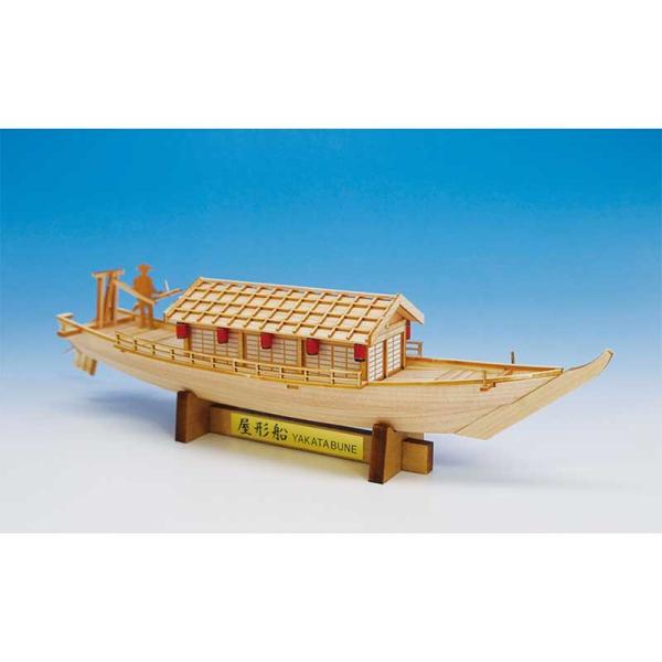 屋形船の全盛江戸期の船をイメージしたオリジナル模型です。木製部品はレーザー加工で精密にカットされており、組み立てやすいです。【キット内容】木製部品16種、金属部品１種、その他材質：ヒノキ・ホオノキ付属品：カラー組立説明書※組み立て、塗装が必...