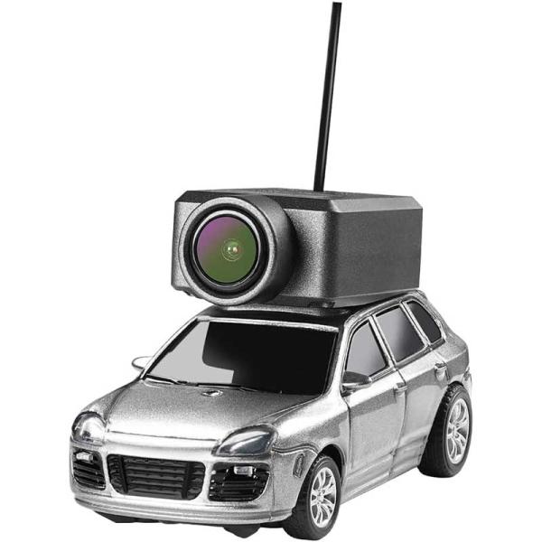 車体を自在に操縦できる、新感覚のFPVラジコンカー！1/64スケールの小さなボディでどこでも走行前後左右にスムーズに操作。ラバータイヤとショックアブソーバーを装備しており、カーペット、フローリング、タイルなど、多様な地形をスムーズに走行●手...