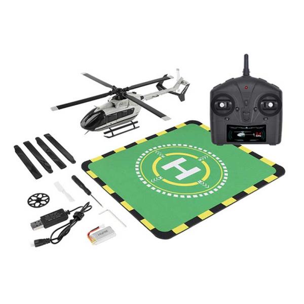 リアルさと安定飛行を両立したエントリーモデル●4枚メインブレードがリアルに動き、フライトの臨場感を楽しめます。●初心者でも容易に扱える6Gモードは、6軸ジャイロスコープにより安定飛行を実現します。●モード１と2の切り替えが可能。飛行機モード...