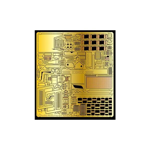 タミヤが実感たっぷりにモデル化したマーダーIIIMは独特の車体形状とオープントップならではのメカニカル な戦闘室が魅力のキットです。この傑作キットをより精密に仕上げるエッチングパーツをご用意しました。排気管の穴開きカバー、ツールボックス、ス...