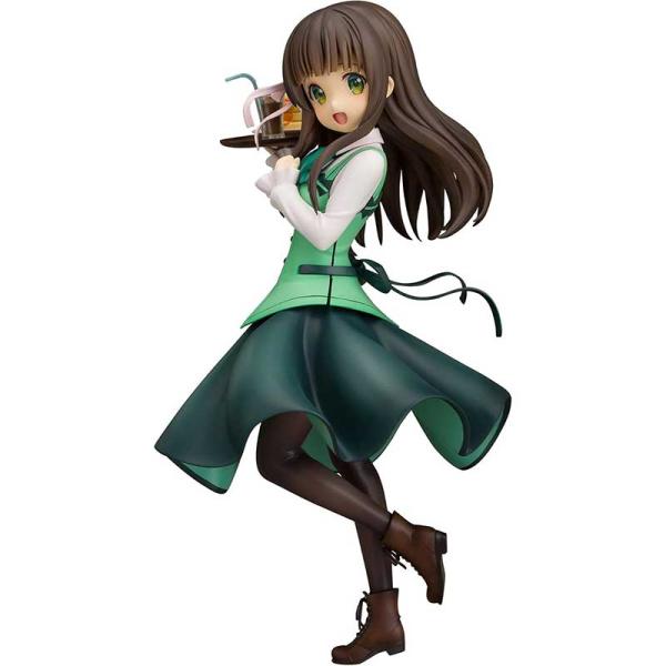 『ご注文はうさぎですか??』より、千夜をラビットハウスの制服にてフィギュア化いたします。今回よりオリジナルポーズでの立体化となり、より千夜らしい造形映えする姿になっています。柔和な笑顔、ふわりと柔らかそうな髪の毛や緑色が鮮やかな制服など、千...