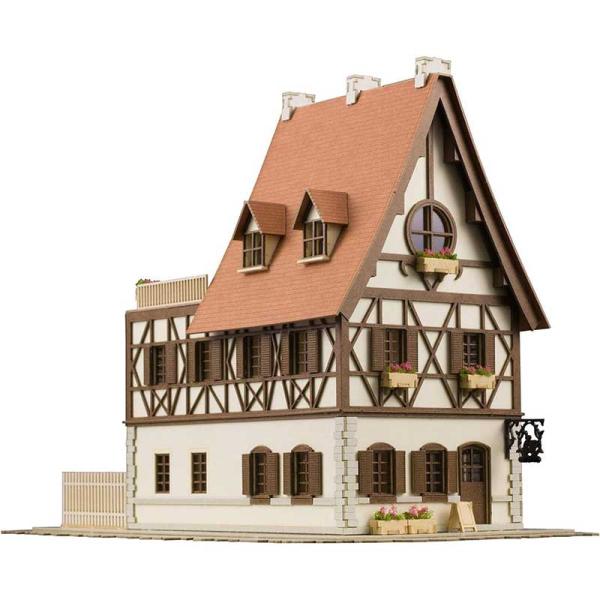 「アニテクチャー」シリーズはアニメに出てくる建築物を立体化するキットタイプのホビー商品！！第1弾は『ご注文はうさぎですか??』より、ラビットハウスを手にひらサイズで立体化しました。木組みの建物の外観はもちろん、劇中に登場する看板や物置、植木...