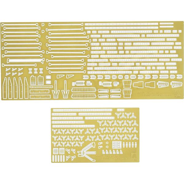 アオシマ プラモデル 1/700 ウォーターライン 米国海軍航空母艦 WASP&amp;日本海軍潜水艦伊19用ディティールアップパーツのエッチングパ−ツセットです。※米国航空母艦WASPは別売りです。■メーカー：青島文化教材社(AOSHIMA)