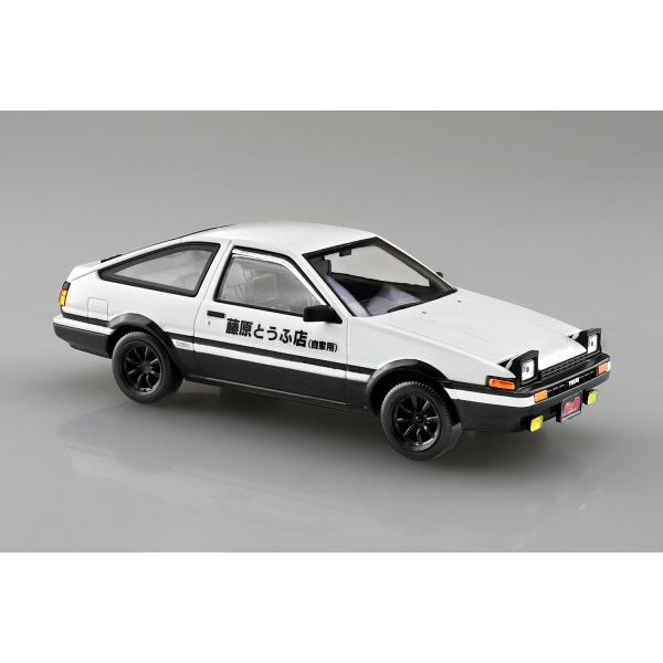 大人気コミック頭文字D 主人公『藤原拓海』のAE86・15インチ8スポークホイール・15インチタイヤ・カスタムステアリング・ドリンクホルダー・スポーツマフラー・パーツ点数41パーツのお手軽モデル・ローダウン仕様にも組み立て可能・リトラクタブ...