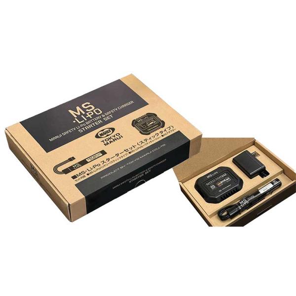 MSLi-Poバッテリーとセーフティチャージャーのセットが登場【バッテリー】●専用ICによる5つの保護機能搭載●温度センサー搭載（温度判定はエアソフトガンまたは充電器）●内部回路によるセル管理（バランス充電不要※1）【セーフティチャージャー...