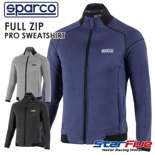 Sparco FULL ZIP PRO SWEATSHIRT（スパルコ フルジップ プロ スウェットシャツ）は、チームウェアとしてはもちろん、デイリーウェアとしても様々なシーンで着こなせるアパレルウェアです。■商品特徴・コットンとポリエステ...