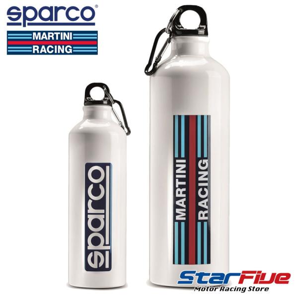 MARTINI RACINGデザイン＆SPARCO ライフスタイルラインが融合したコラボレーションアイテム。SPARCO（スパルコ）とMARTINI RACING（マルティーニレーシング）のロゴがプリントされた、アルミニウム製のドリンクボト...