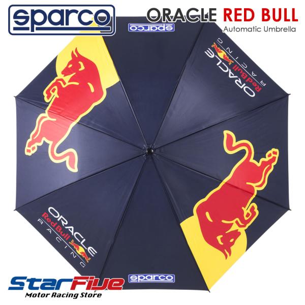 Sparco（スパルコ）とORACLE RED BULL RACING（オラクル レッドブルーレーシング）のコラボレーションアイテム。ワンタッチ・オープン機能を搭載し、あらゆるモータースポーツ環境に最適な傘です。芯材にはファイバーグラス素材...