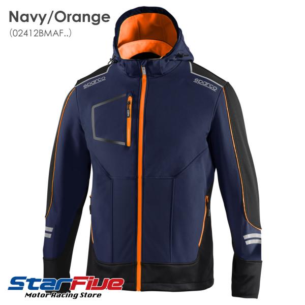 スパルコ ソフトシェル ジャケット TECH SOFT-SHELL ワークウェア Sparco 2023年モデル :sparco-tech-softshell:Star5 スターファイブ ...
