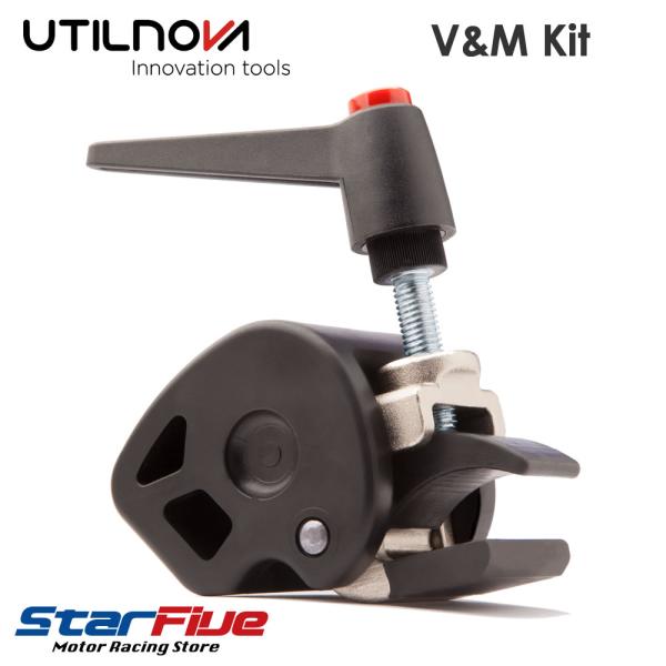 UTILNOVA（ウティルノヴァ）V&amp;Mキット。このV&amp;Mキットひとつで、ビードデプレッサー・サポートアームと同じ機能があり、タイヤ交換作業に労力を要する低扁平率タイヤやランフラットタイヤなどあらゆるタイヤを、1人のオペレー...