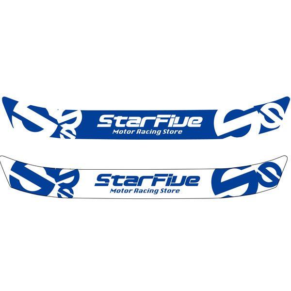 ヘルメットの見た目を引き締めてくれるドレスアップ効果はもちろん、西日などによる直射日光の眩しさを軽減してくれるバイザーステッカー。シンプルな中にも遊び心を取り入れたStar5オリジナルモデルです。ヘルメットのカラーリンを問わないシンプルなデ...