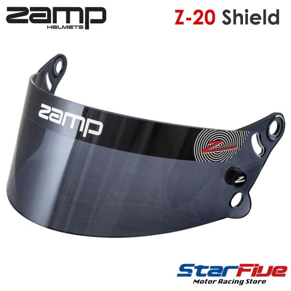 ZAMP HELMETS（ザンプ ヘルメット）Z-20シールド、アンチフォグ ダークスモーク。眩しさを軽減しクリアを確保出来るダークスモークカラーは、主に晴天時にお勧めです。曇り止め加工が施された、Anti Fog（アンチフォグ）タイプ。■...