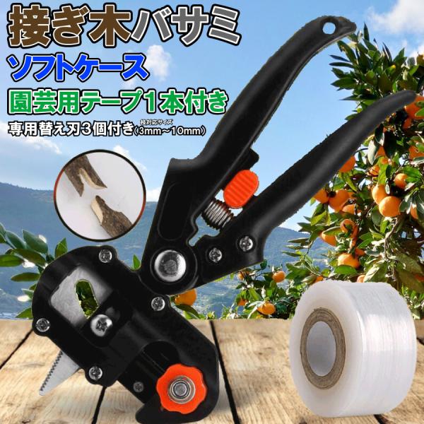 * 【果樹や果物の接木に適用する】果樹や果物の接木に適しています。* 【使用に簡単】簡単で早く使える、伝統的な接ぎ木法より人件費の約40％を節約するでしょう。* 【仕様】材質：合金鋼。サイズ： グラフト。はさみ：22*9.5cm。ラベル：2...