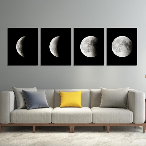 耐水性・耐光性にすぐれたファブリックパネル飾るだけで空間をオシャレに演出します。サイズ：40ｃｍ*30ｃｍ×4枚