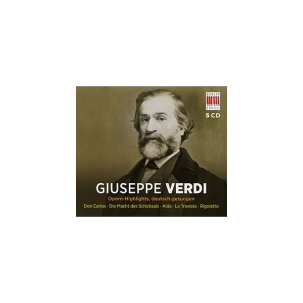 【発売日：2013年10月11日】種別:5CD 【輸入盤】 クラシックその他 発売日:2013/10/11 登録日:2021/11/09 ヴァリアス ヴェルディ：5つの歌劇抜粋集 独語版 内容:収録曲ドン・カルロ、運命の力、アイーダ、椿姫、...