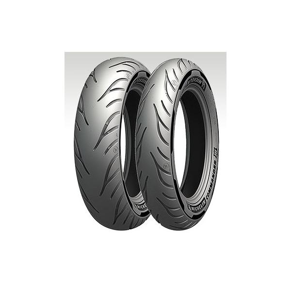 Commander3は全てのVツインクルーザーとツーリングモデルに対応した最新のミシュランタイヤ。Commander3 Cruiserはクルーザーモデル用に開発されたタイヤ。