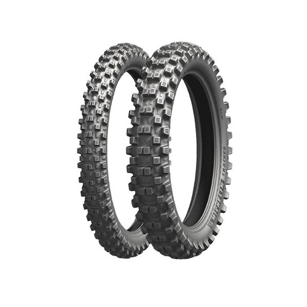 MICHELIN TRACKERは、クロスカントリー/エンデューロを楽しむライダーの為に開発された公道走行可能なオフロードタイヤ。フルスロットル、ジャンプ、ドリフトなどファンオフロードライディングが可能。新しいトレッドパターンでマッド、ダー...